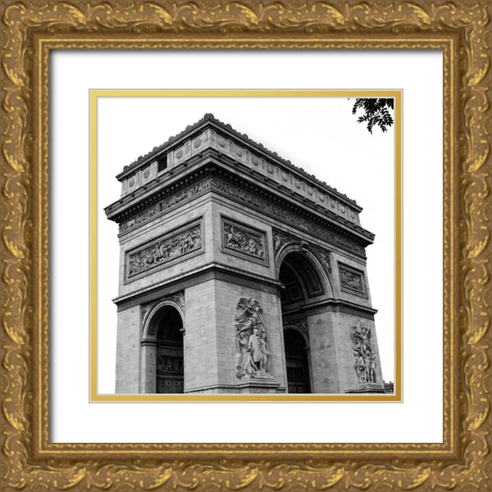 Navas, Emily 26x26 Gold Ornate Wood Framed with Double Matting Museum Art Print Titled - Paris ...