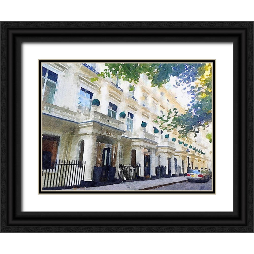 Navas, Emily 32x25 Black Ornate Wood Framed with Double Matting Museum ...