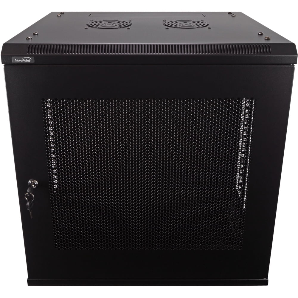 NavePoint 12U Server Rack Enclosure - 17.7” Deep, 12U Wall Mount ...