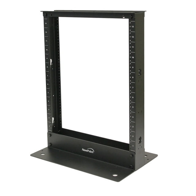 NavePoint 13U 2 Post Open Frame Server Rack for 19 Inch Equipment, AV ...