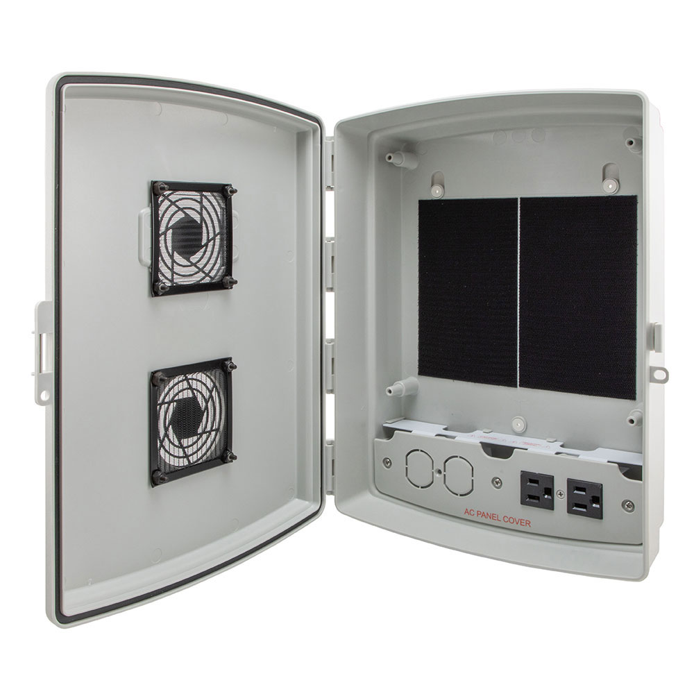 NavePoint 14x10x04 ABS Plastic Indoor IP54 NEMA 12 Enclosure, Hook ...