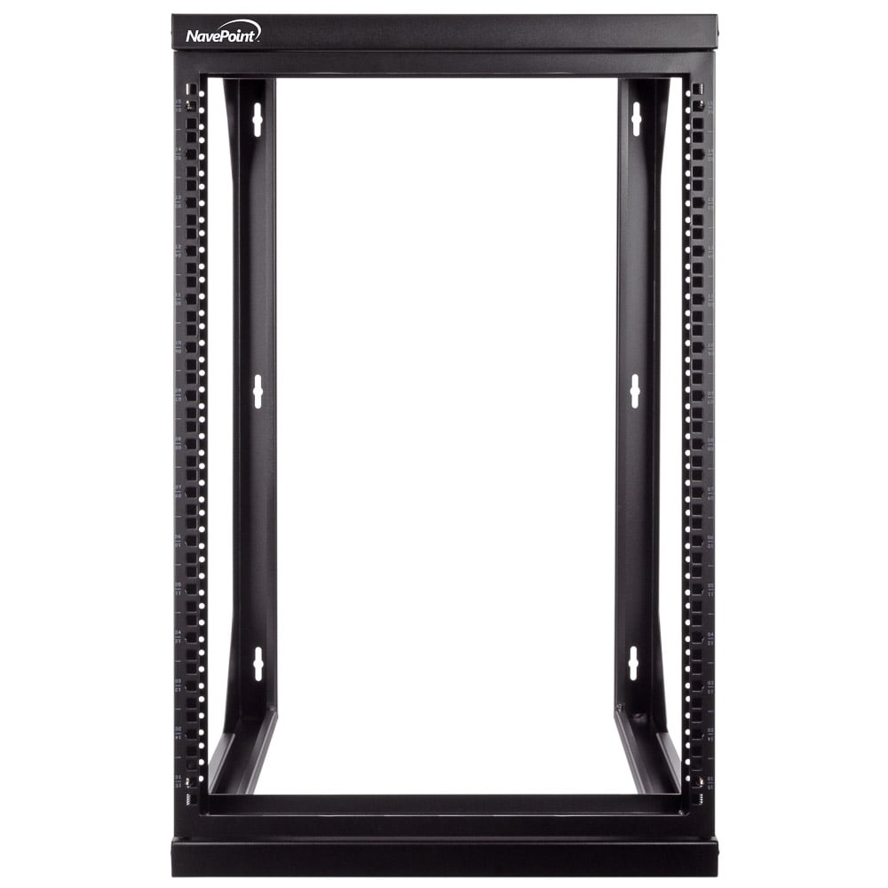 NavePoint 15U Server Rack with Swing Gate - 15U Wall Mount Rack for 19 ...