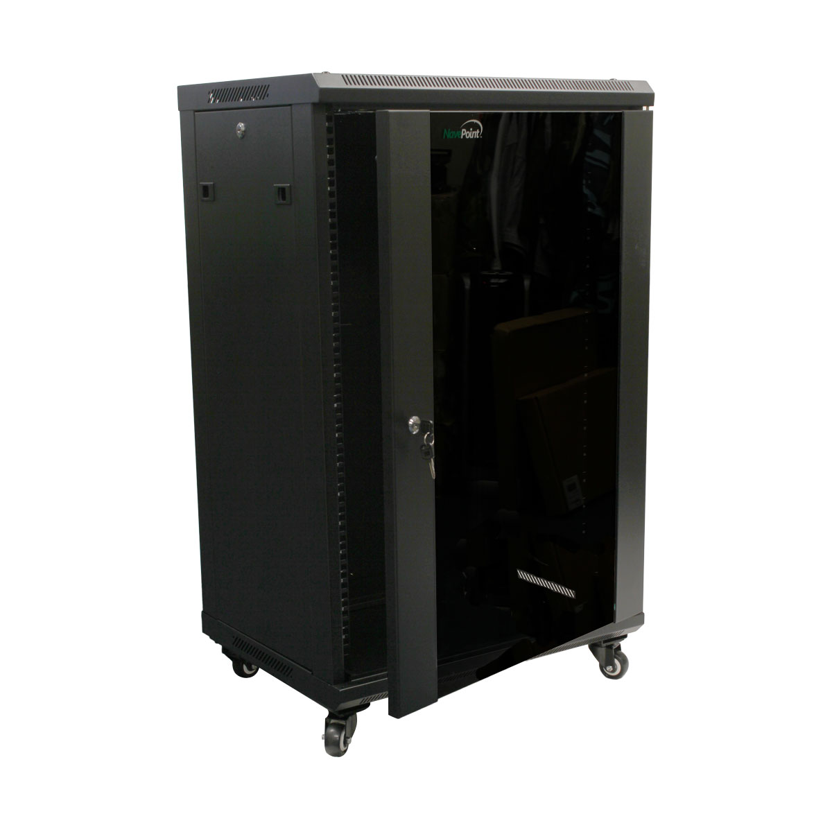 Tripp Lite 18U Wall Mount Rack Enclosure Server Cabinet Hinged ...