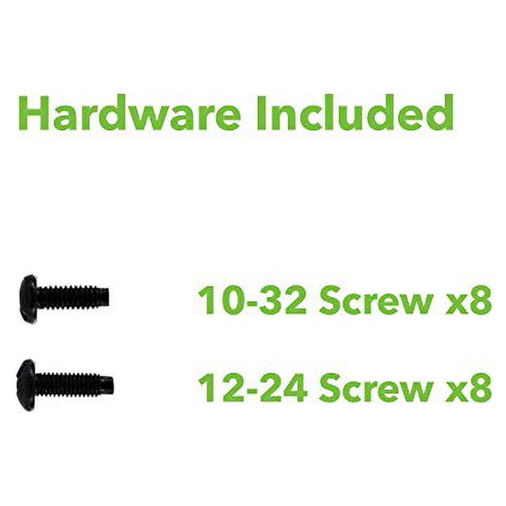 NavePoint 1U Adjustable 4-Post Rack Mount Server Shelf Rails Full Depth ...