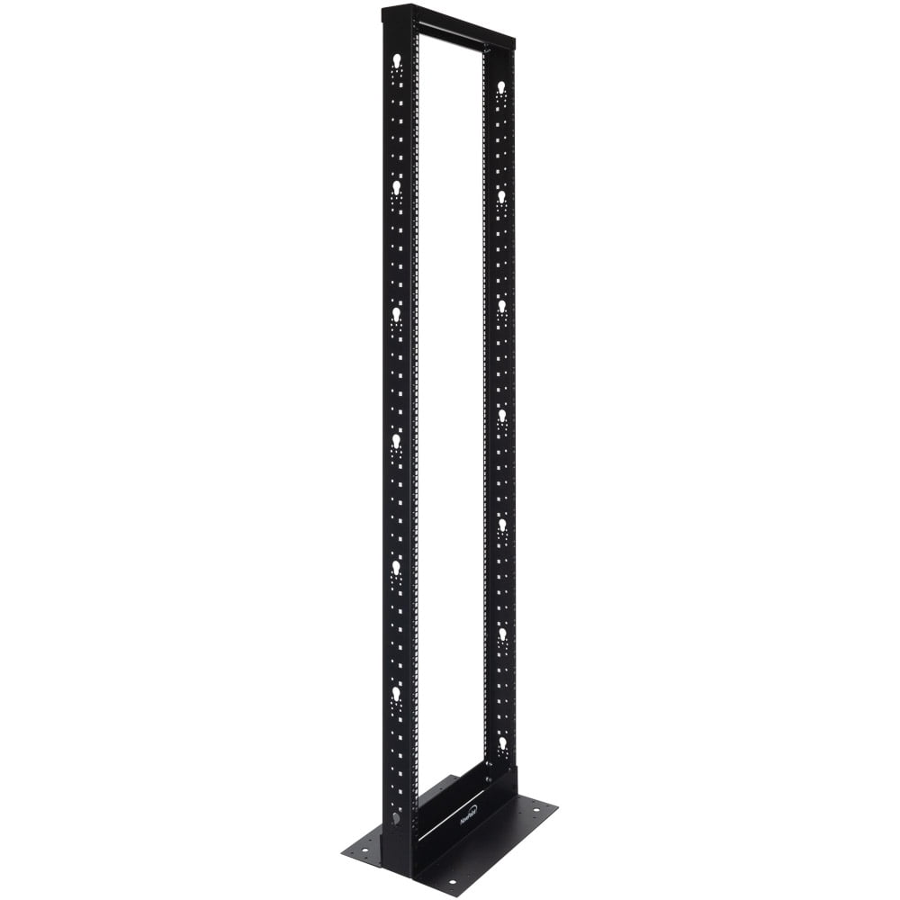 NavePoint 45U 2 Post Open Frame Server Rack for 19 Inch Equipment, AV ...