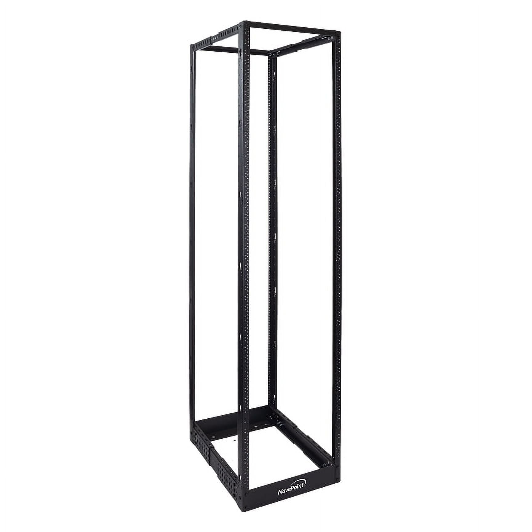 NavePoint 45U 4 Post Server Rack – Open Frame Rack for 19 Inch ...