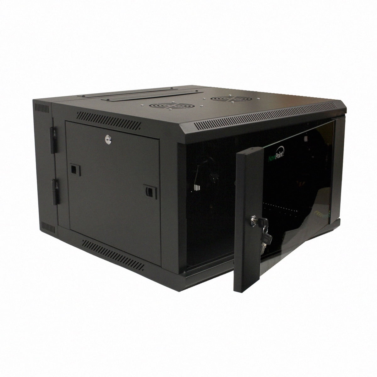 NavePoint 6U Server Cabinet with Hinged Back - 23.6” Deep, 6U Server ...