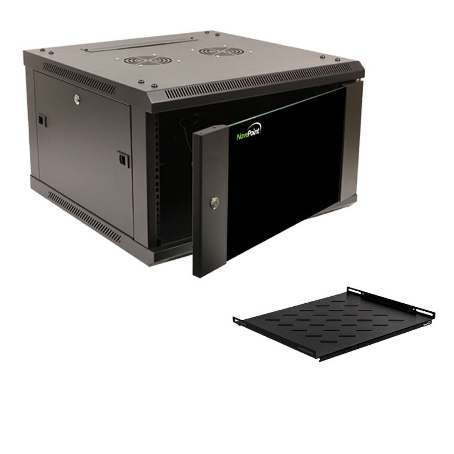 NavePoint 6U Wall Mount 19 Inch Server 600mm Cabinet Rack Enclosure ...