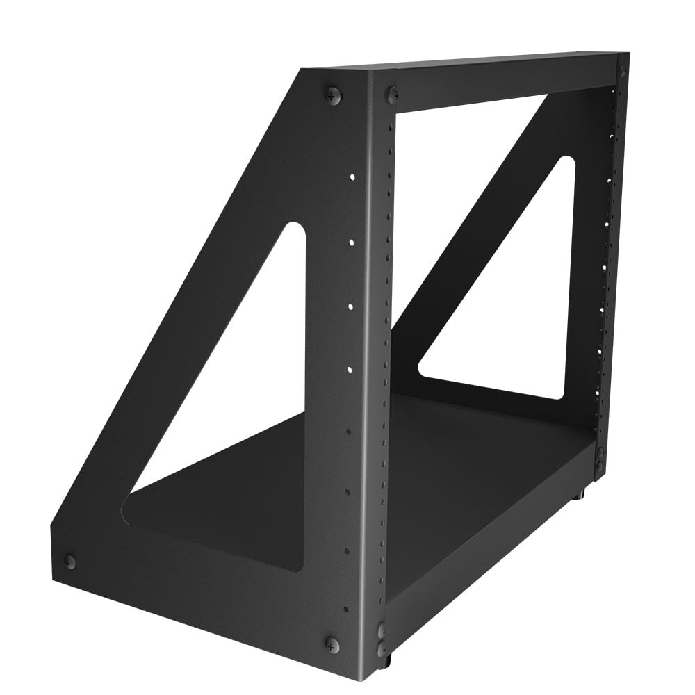 NavePoint 8U 2 Post Server Rack for 19 Inch Equipment, Freestanding ...