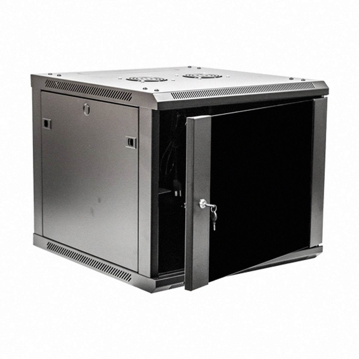 NavePoint 9U Server Rack Enclosure - 23.6” Deep, 9U Wall Mount Network ...