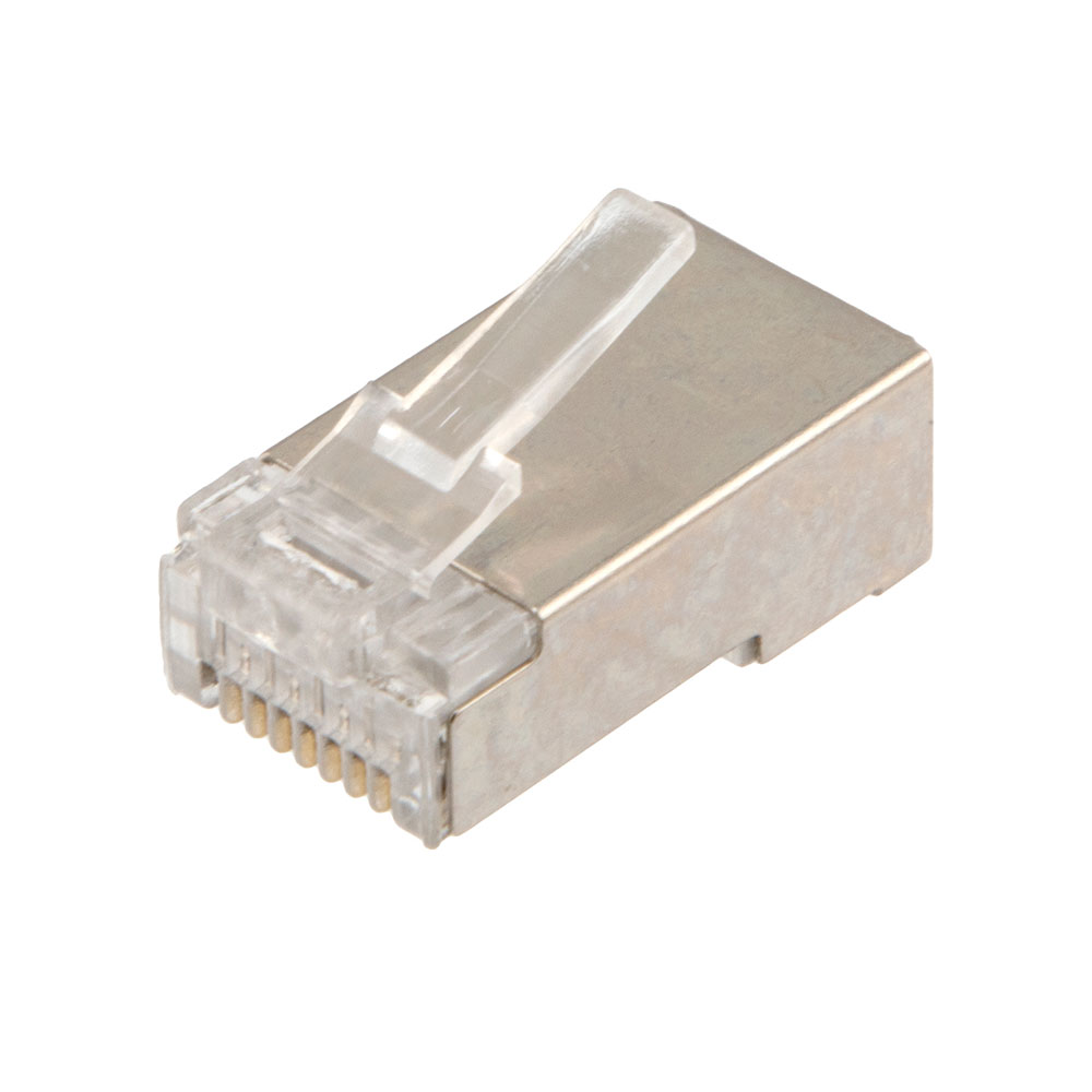 NavePoint CAT6 Ethernet RJ45 Plug, FTP, 50 pack, C6-8P8C, CE Compliance ...