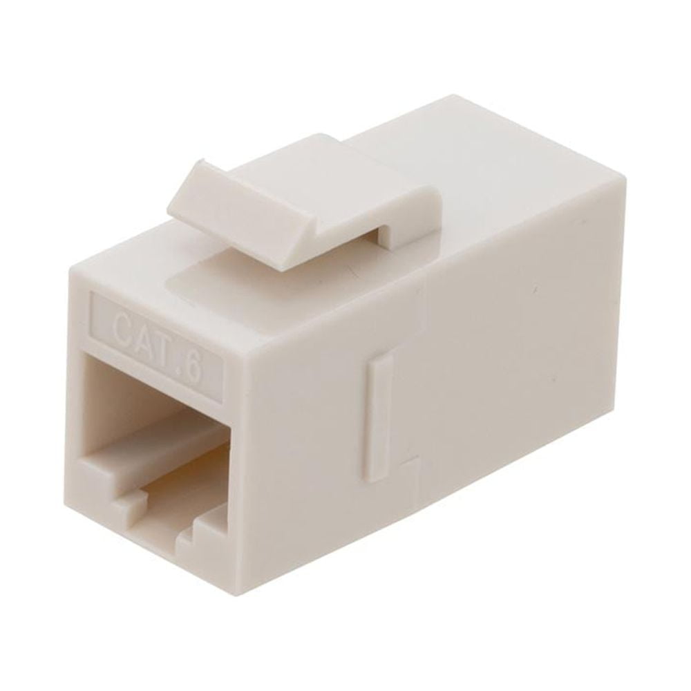 NavePoint CAT6 UTP Inline Keystone Coupler, RJ45 Female to RJ45 Female ...