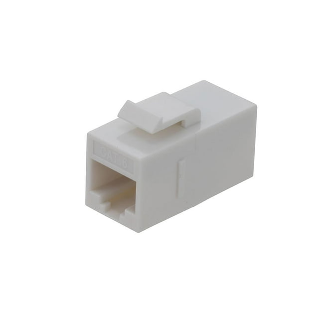 NavePoint CAT6 UTP Inline Keystone Coupler, RJ45 Female to RJ45 Female ...