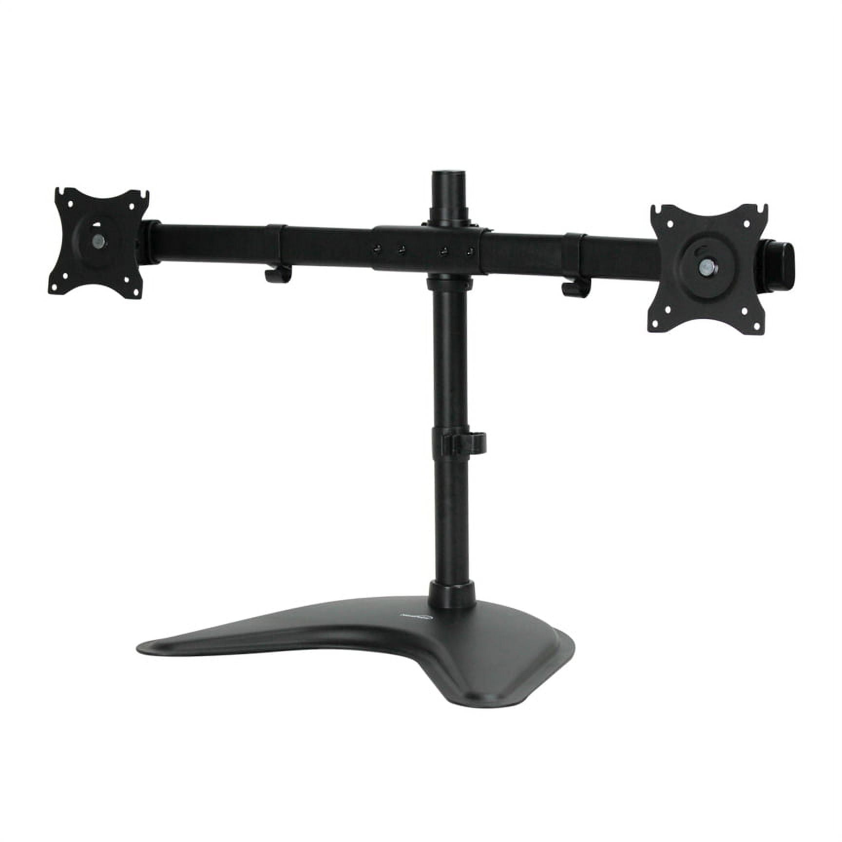 NavePoint Dual LCD Curved Monitor Mount Stand Free Standing With ...