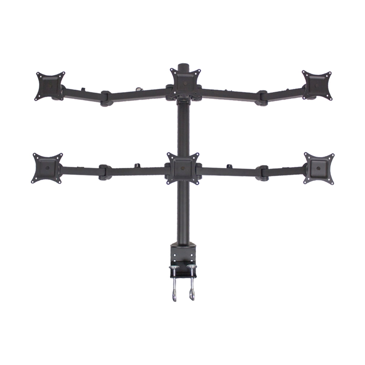 NavePoint Hex LCD Monitor Desk Mount Stand Heavy Duty Adjustable 6 ...