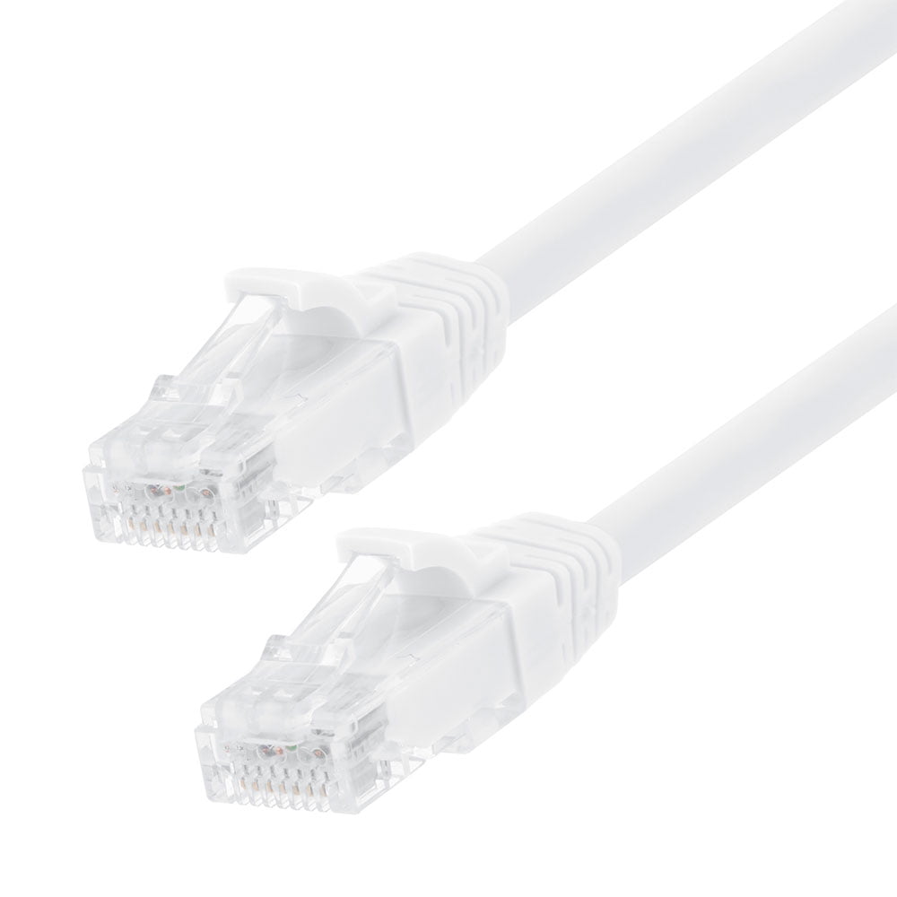 NavePoint Patch Cable, CAT6, UTP, 24AWG/7*0.18 MM, 3 Ft, 10 pack, White ...