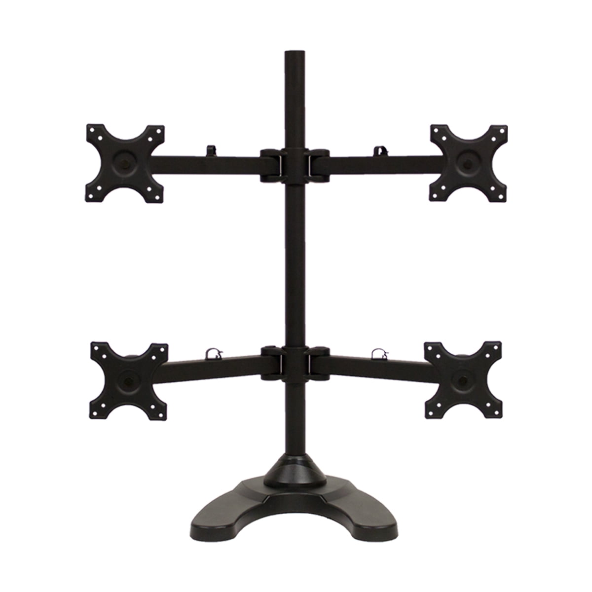 NavePoint Quad LCD Monitor Desk Stand/Mount Free Standing Adjustable 4 ...