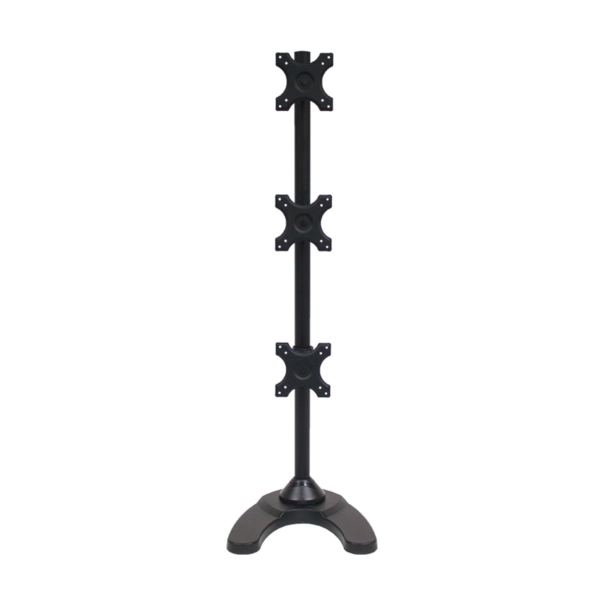 NavePoint Triple LCD Monitor Desk Stand/Mount Free Standing Vertical 3 ...