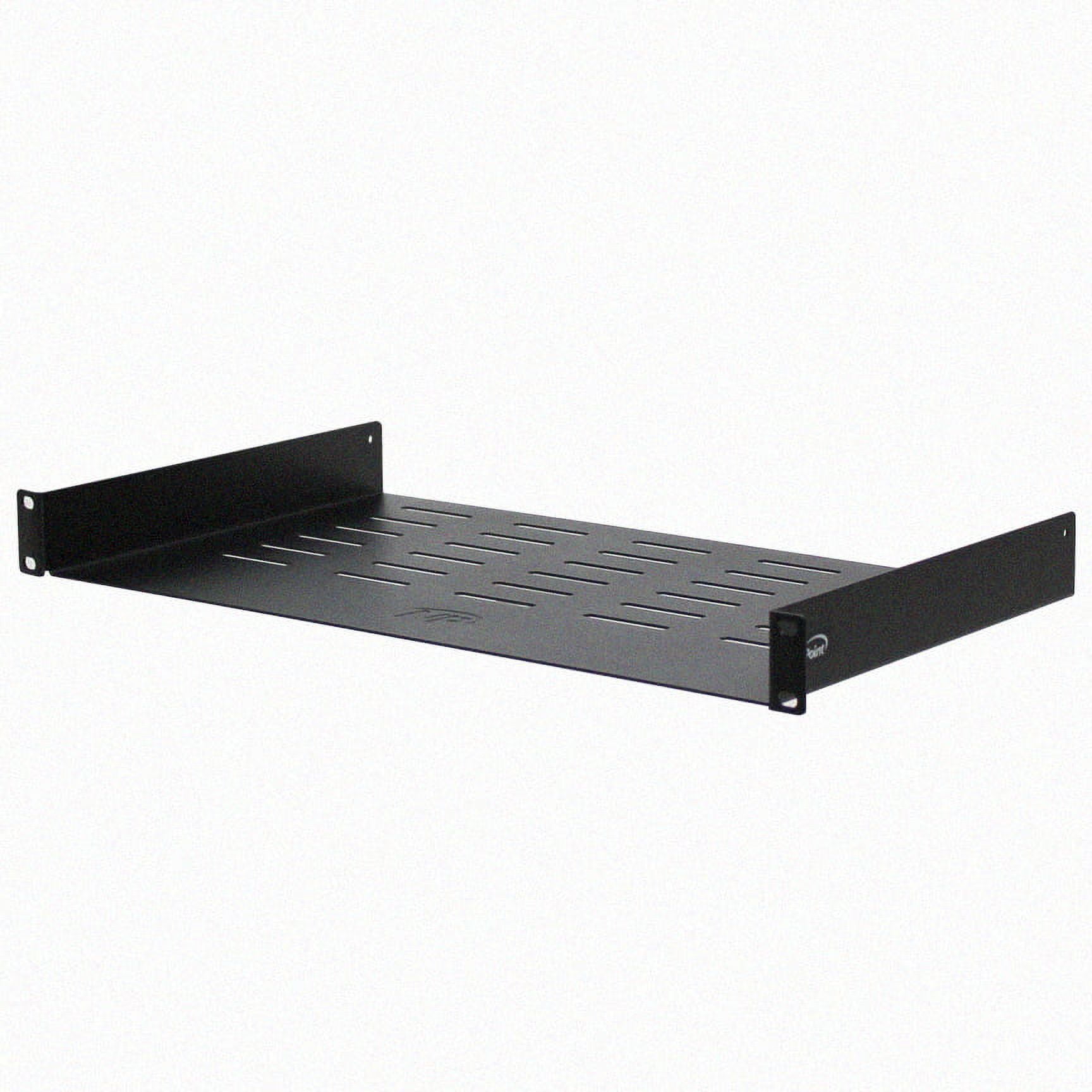 NavePoint Universal Rack Tray Vented Shelves 1U Black 10.5 Inches ...