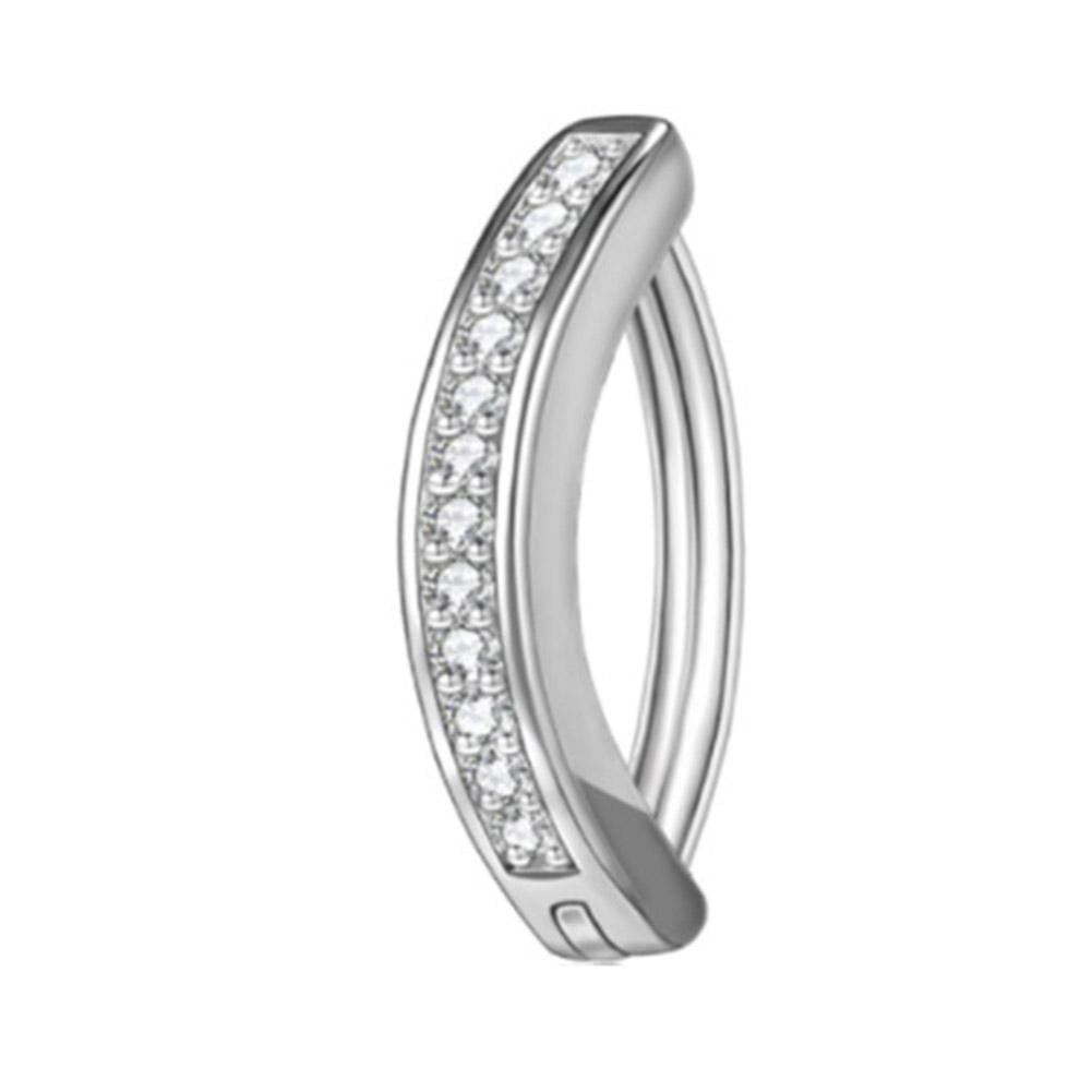 Navel Clicker Heart Butterfly Shape Belly Button Rings Body Ri Y0 ...