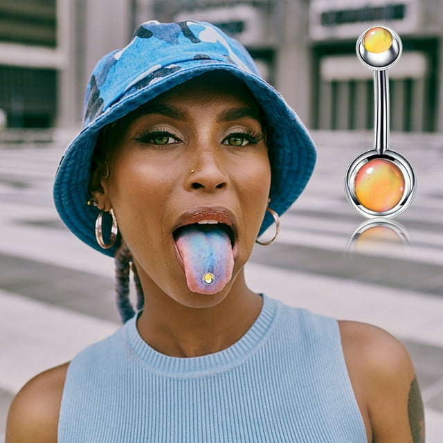 Navel Piercing Belly Button Rings Stainless Steel Round Cubic Zirconia ...