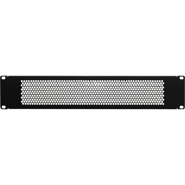 Navepoint 2U Blank Rack Mount Panel Spacer With Venting For 19-Inch ...