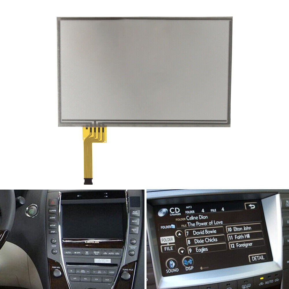 Navigation 7'' LCD Touch Screen Glass Digitizer For 2007-2012 Lexus ES ...