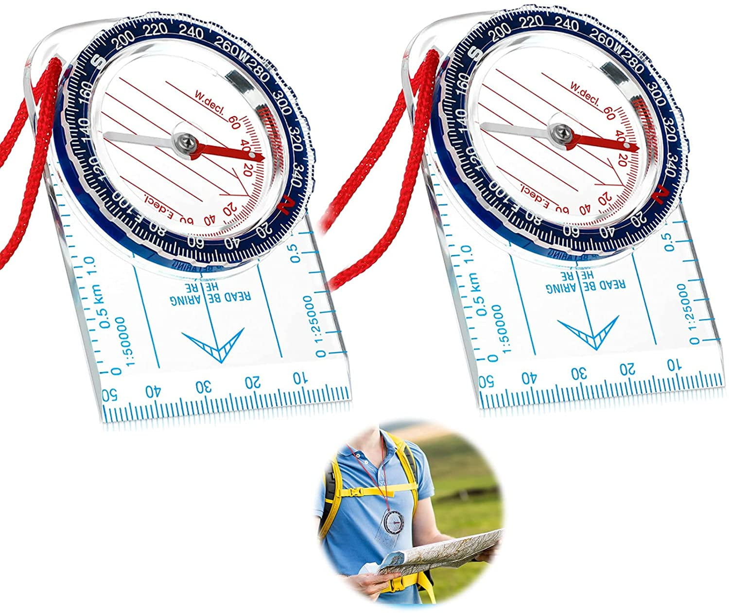 Navigation Compass Orienteering Compass Scout Compass Hiking Compass ...
