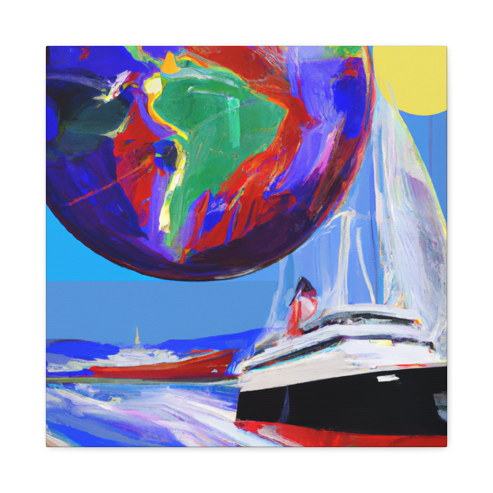 "Navigation Map Pop Art" - Canvas - Walmart.com