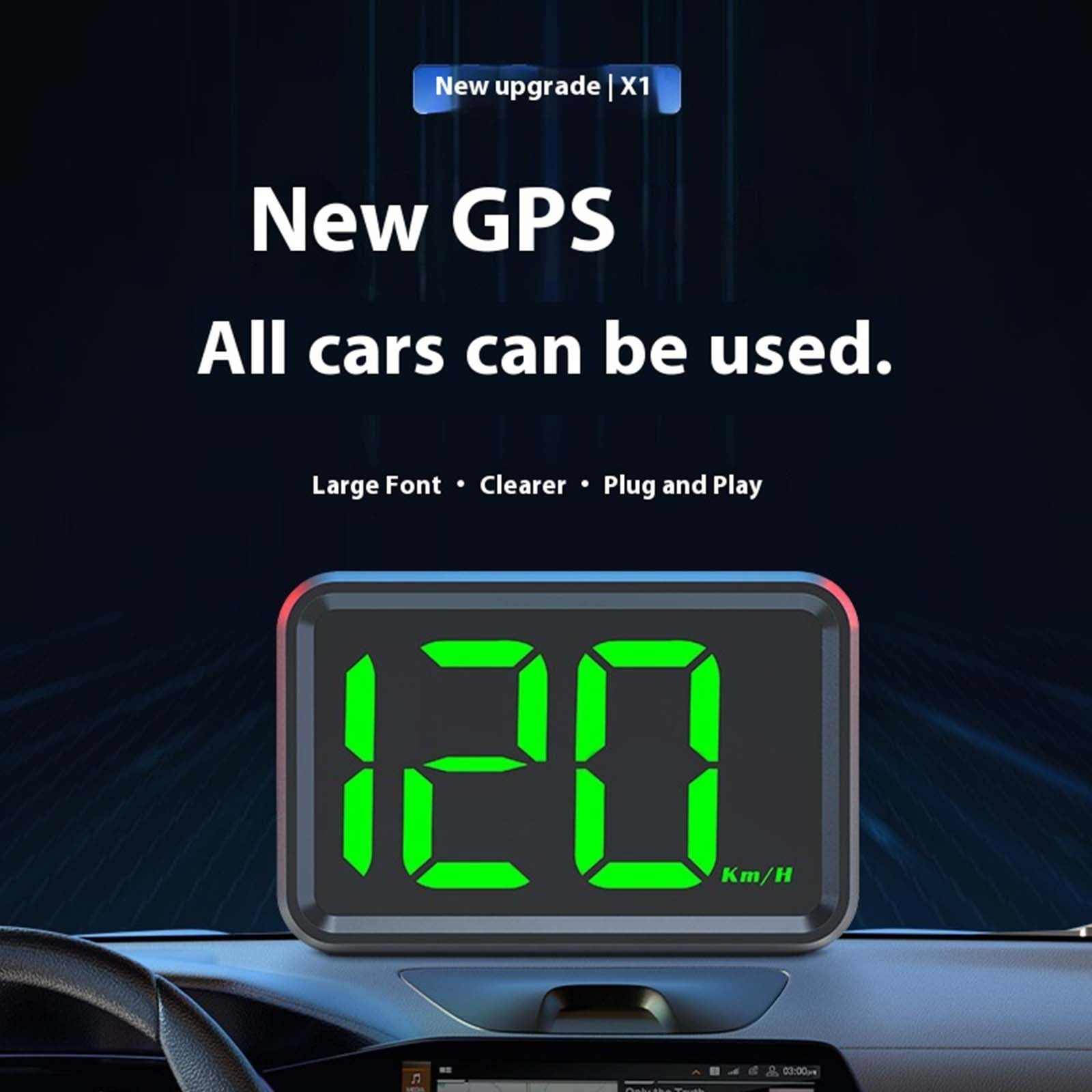 Navigation Projector, Digital Speedometer, USB Powered, Fits All Cars ...