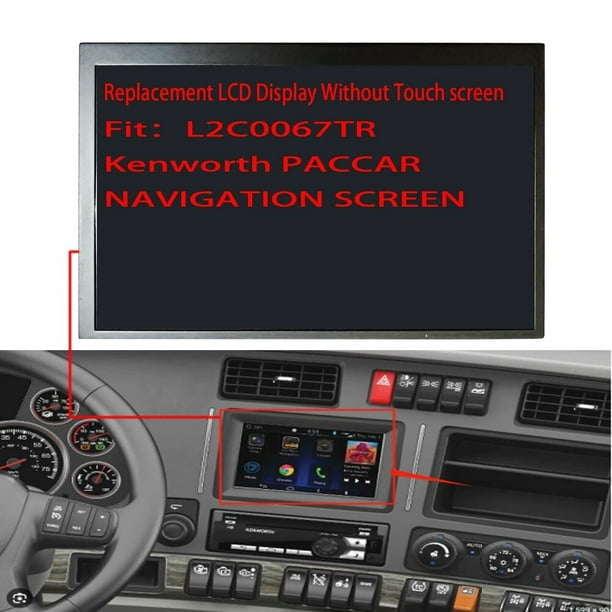 Navigation Radio Replacement Display Touch Screen Kenworth T680 PACCAR ...