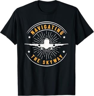 Navigation The Skyway | Control Tower Air Traffic Controller T-Shirt ...