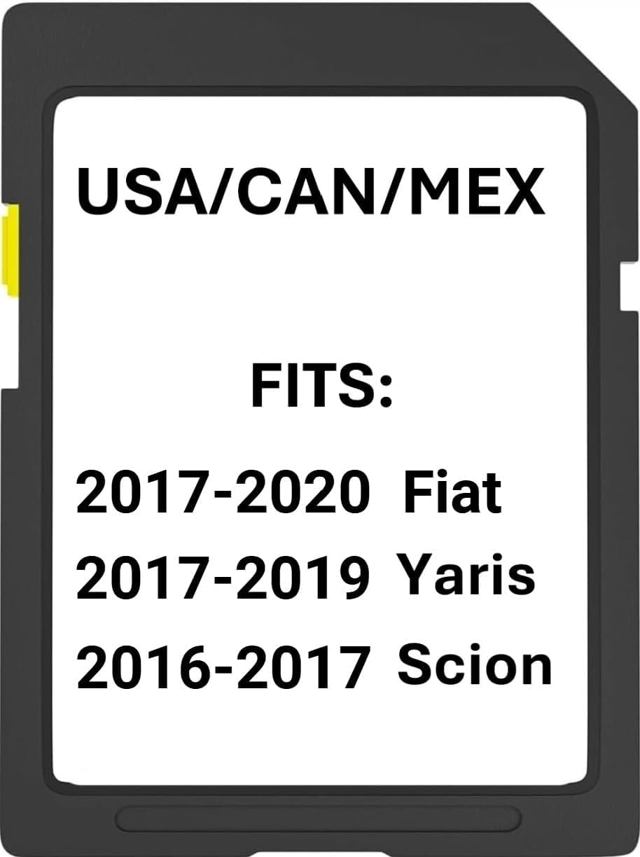 Navigation map Update Sd Card Compatible with Toyota Yaris iA-2017 ...