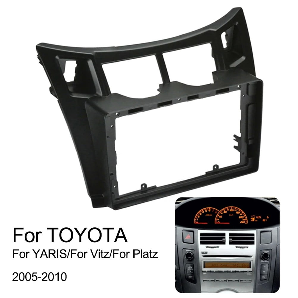 Navigator Panel for Toyota Yaris 2008-2011 2 DIN Head Unit Radio Fascia ...