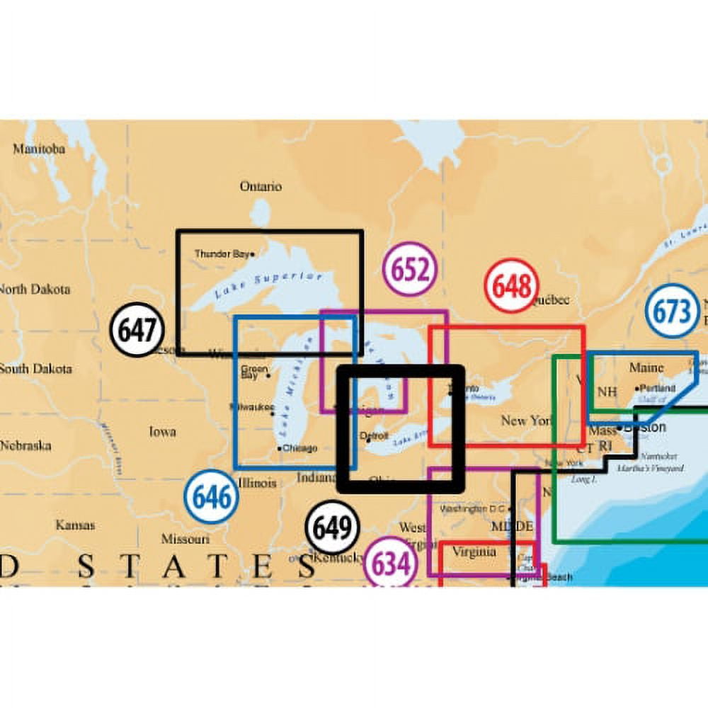 Navionics Platinum Plus Lake Erie - Saint Clair - CF - Walmart.com