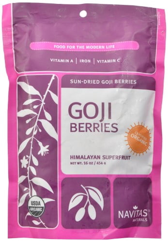 Navitas Organics Vegan Goji Berries, Antioxidant-Rich Raw Foods, 1 lb ...