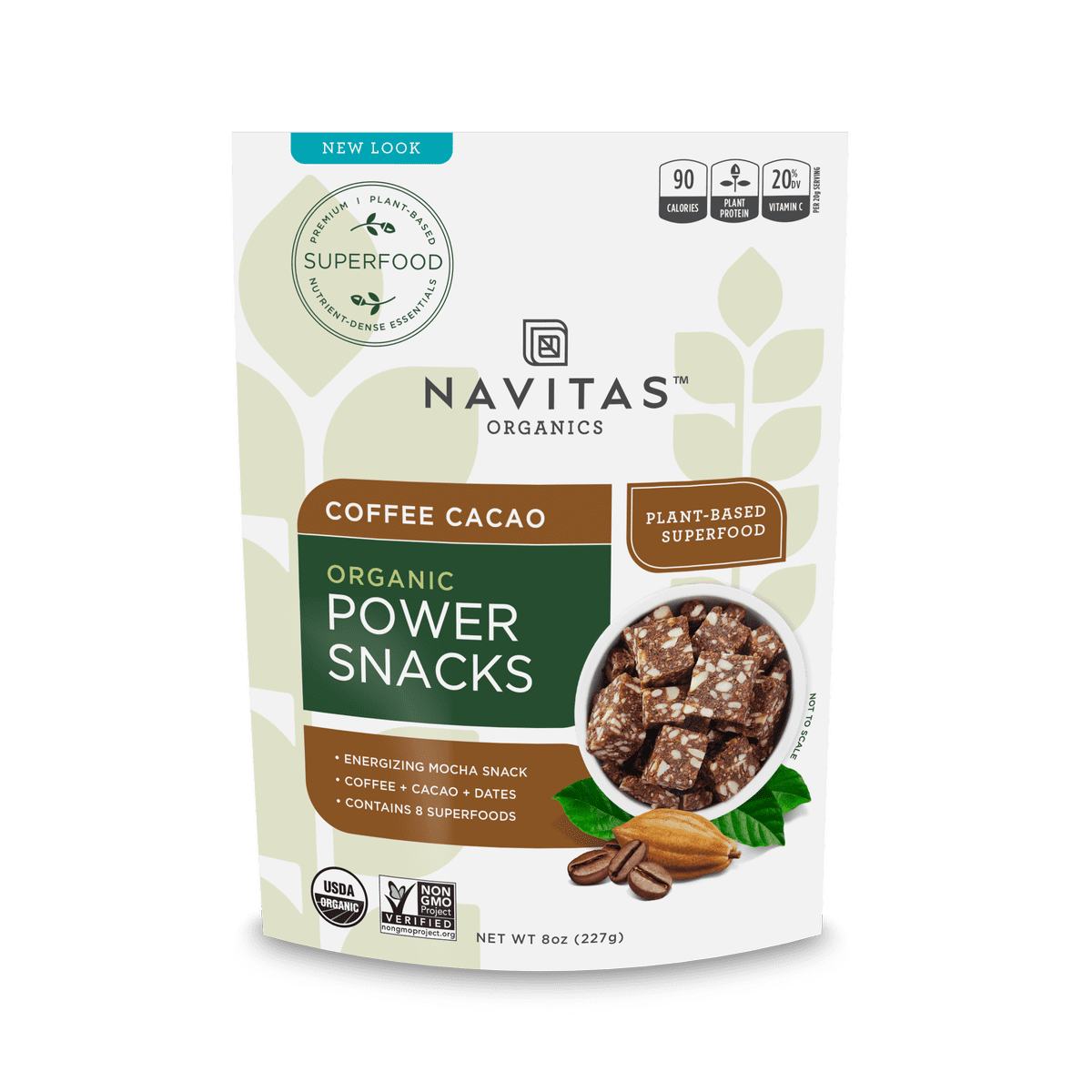 Navitas Naturals Snacks - Organic - Power - Coffee Cacao, 8 OZ ...