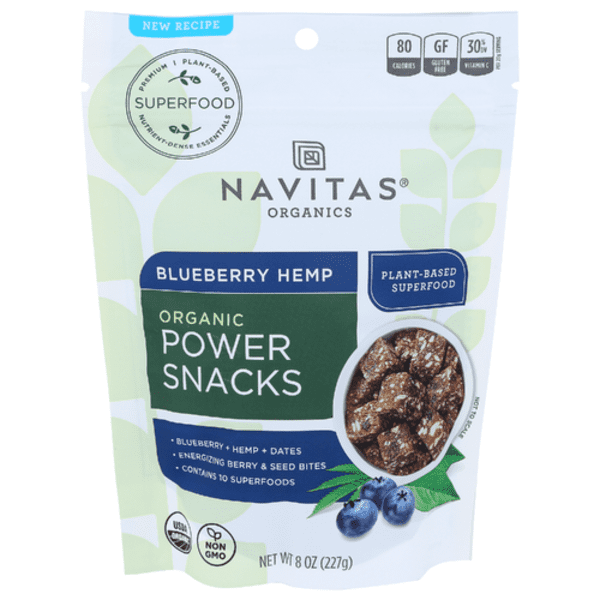 Navitas Organics Organic Blueberry Hemp Superfood Power Snack 16 oz ...