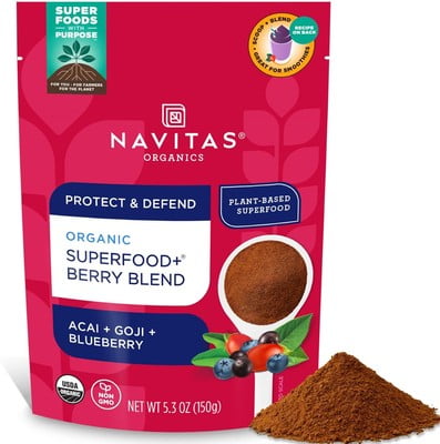 Navitas Superfood Berry Blend 5.3 oz (Pack of 6) - Walmart.com