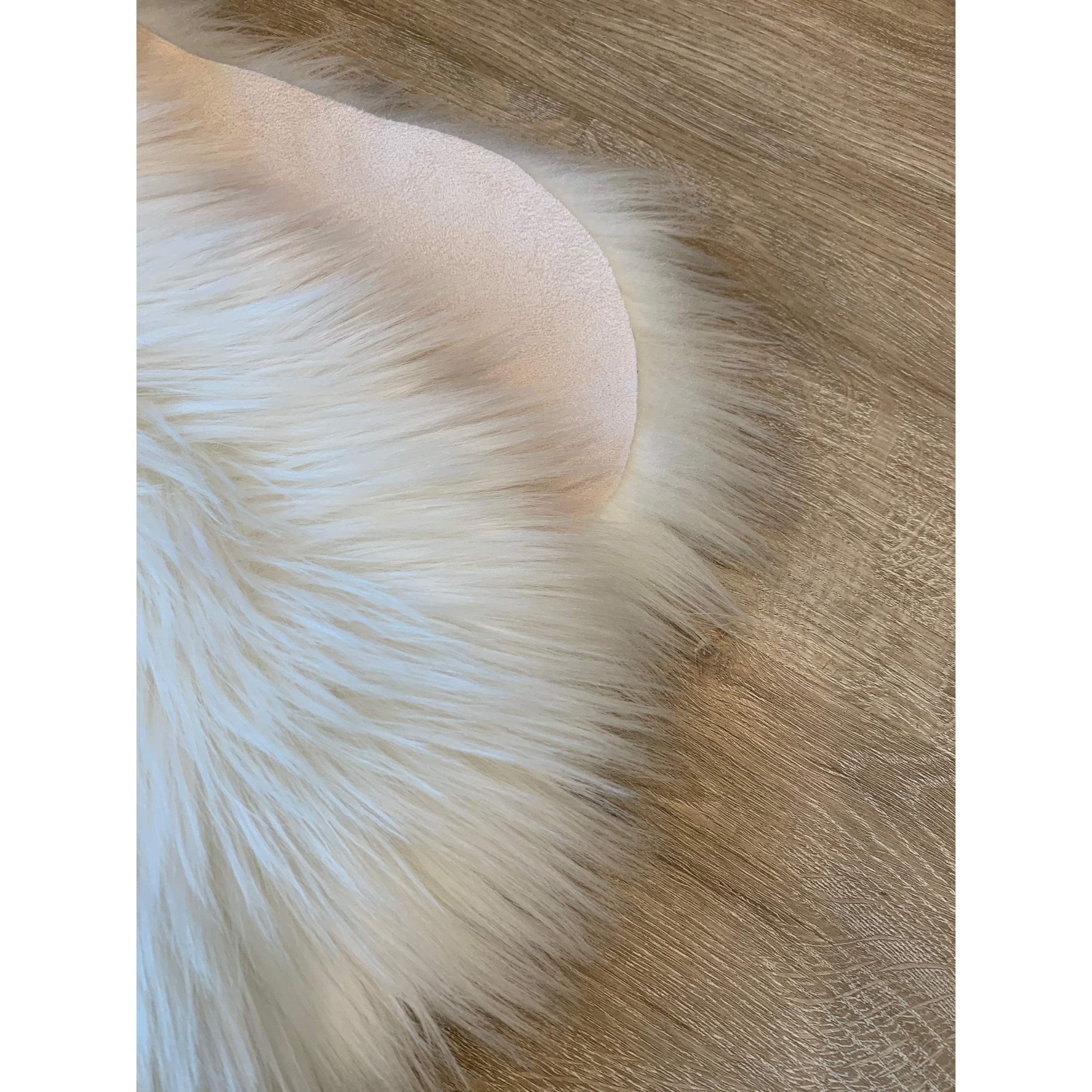 Navitz Ovella Home Premium Faux Bearskin Pelt Area Rug Black 3' x 5' 4 ...