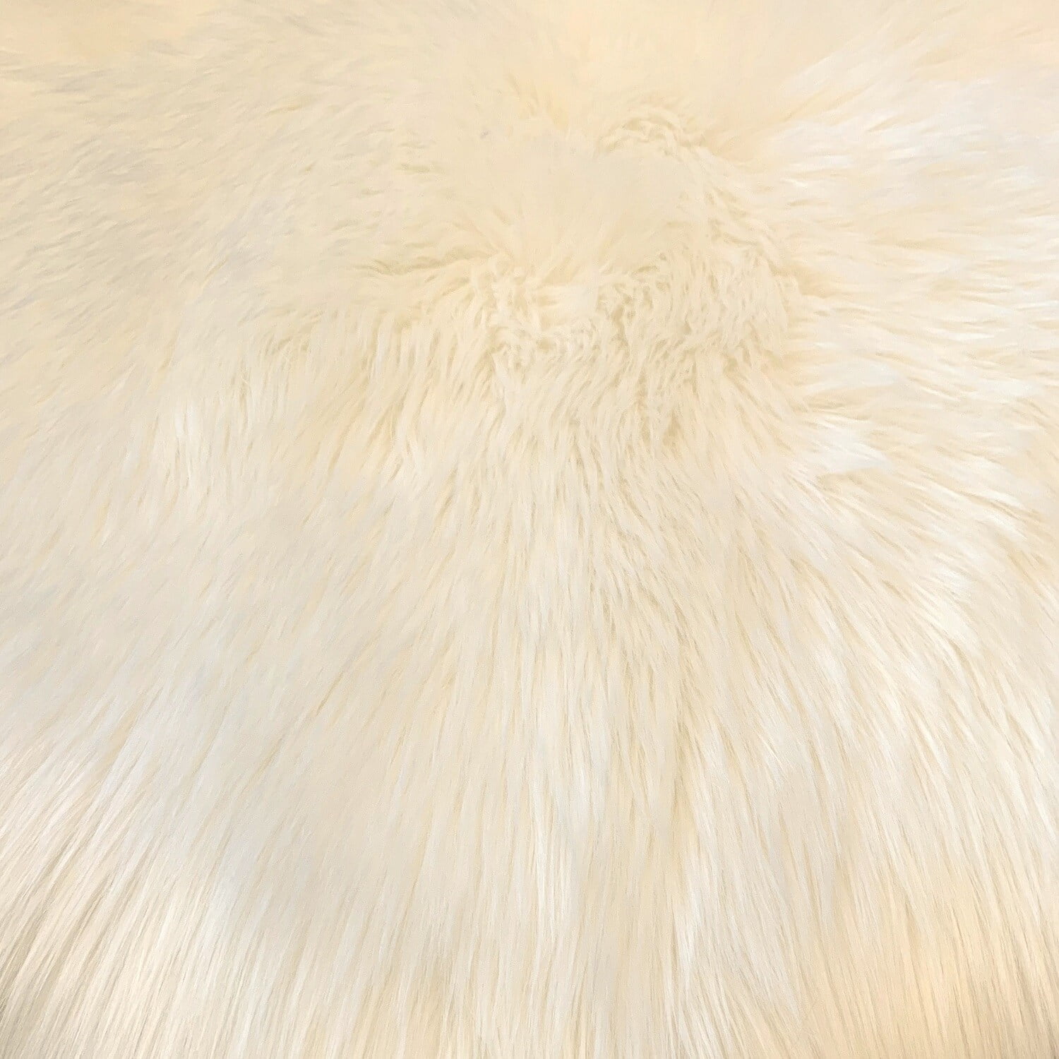 Navitz Ovella Home Premium Faux Bearskin Pelt Area Rug Cream 4' x 6' 2 ...