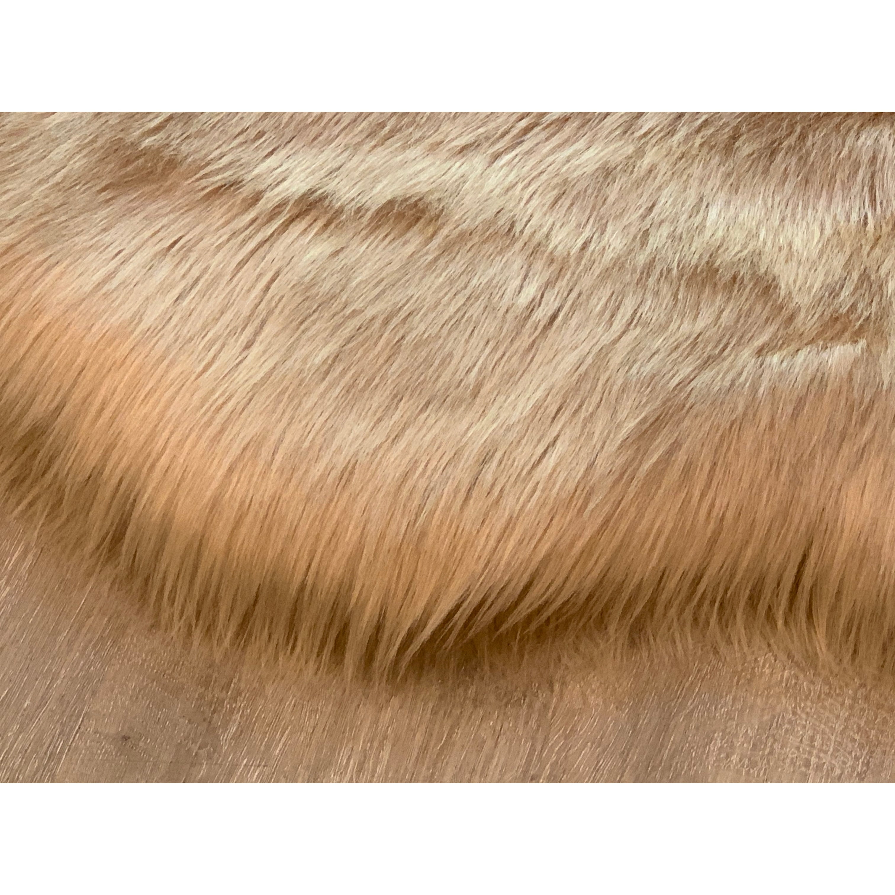 Navitz Ovella Home Premium Faux Sheepskin Shag Square Area Rug Camel 4 ...
