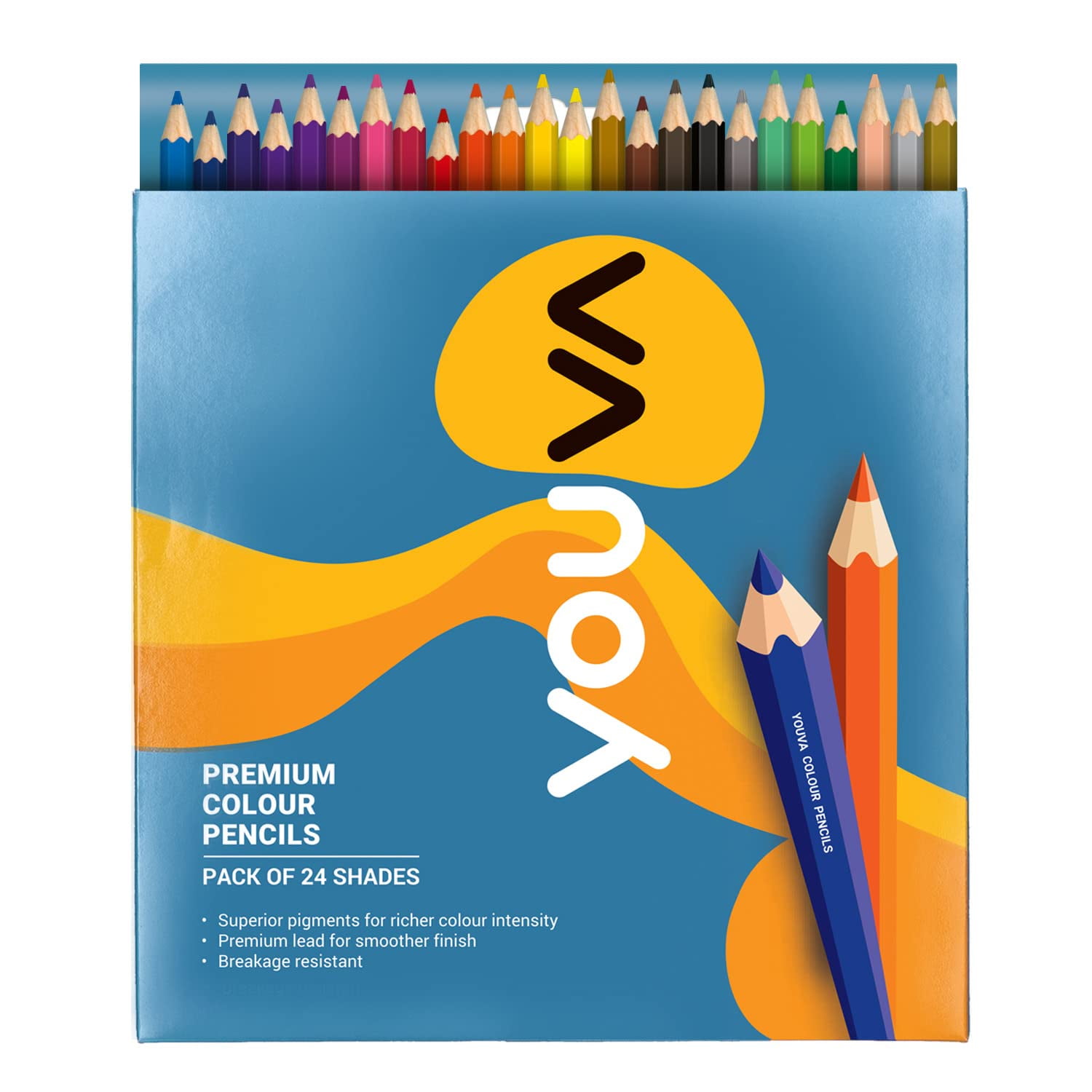 Navneet Youva|Premium Colour Pencil|Pack Of 24|Multicolor - Walmart.com