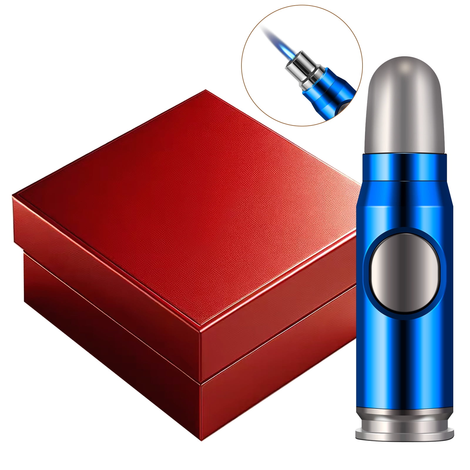 Navpeak Windproof Butane Torch Lighter - Refillable Jet Flame Lighter ...