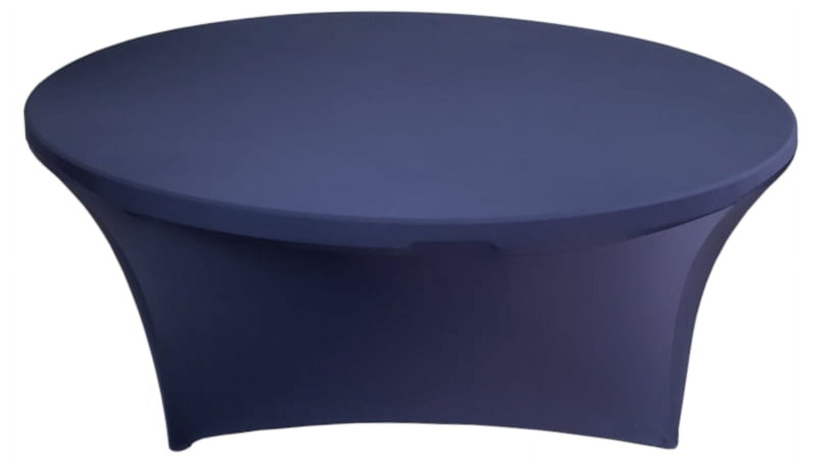 Banquet Tables Pro Fitted Tablecloth - 60" Round Stretchable Spandex ...