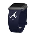 Navy Atlanta Braves Logo Silicone Apple Watch Band - Walmart.com