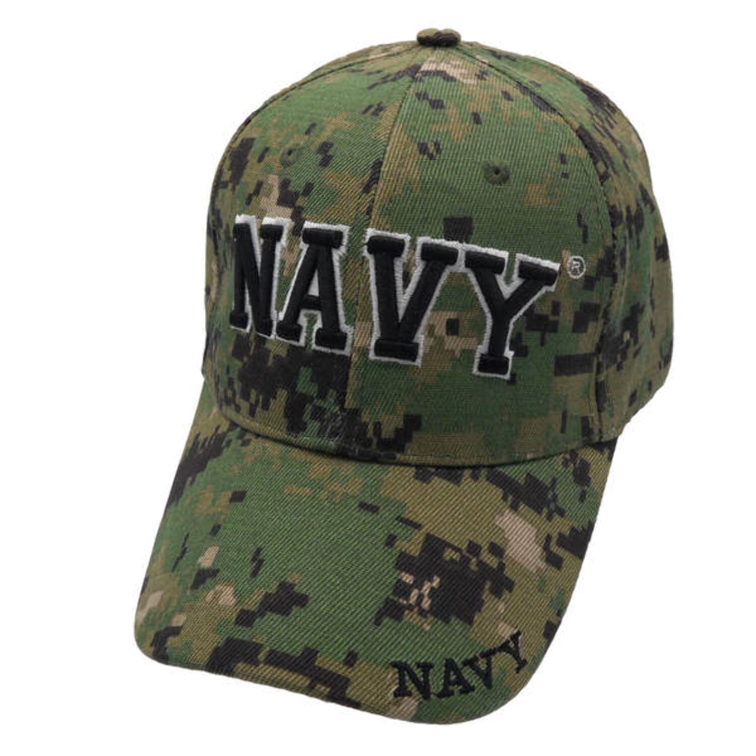 Navy Block Letter Cap - NWU Camo - Walmart.com