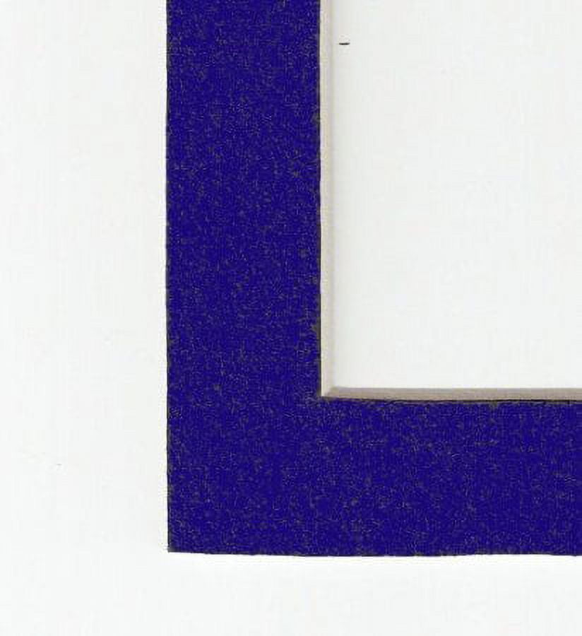 Navy Blue Acid Free Picture Frame Mat, 11x14 - Walmart.com