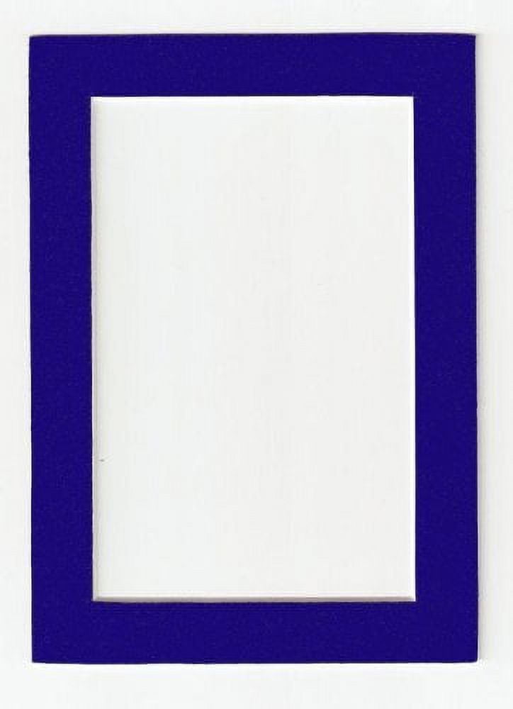 Navy Blue Acid Free Picture Frame Mat, For 16x20 Image & 20x24 Frame ...
