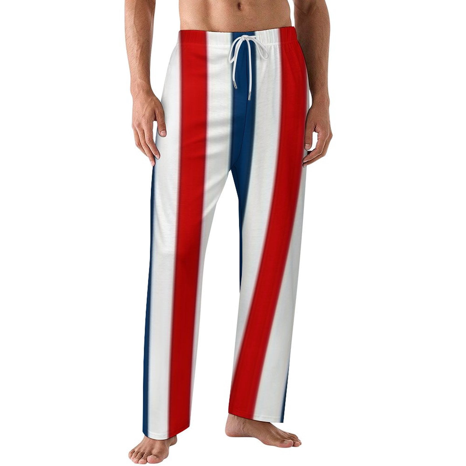 Navy Blue Anchor Mens Pajamas Pajama Pants Mens Sleepwear Lounge Sleep ...